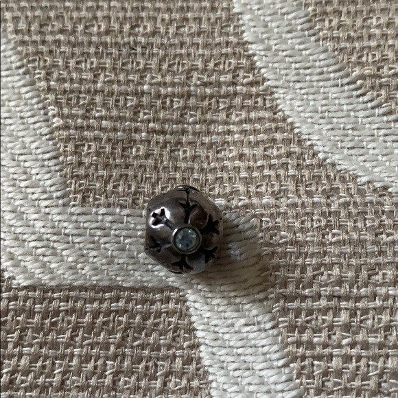 Pandora | Jewelry | Pandora Light Blue Snowflake Charm | Poshmark
